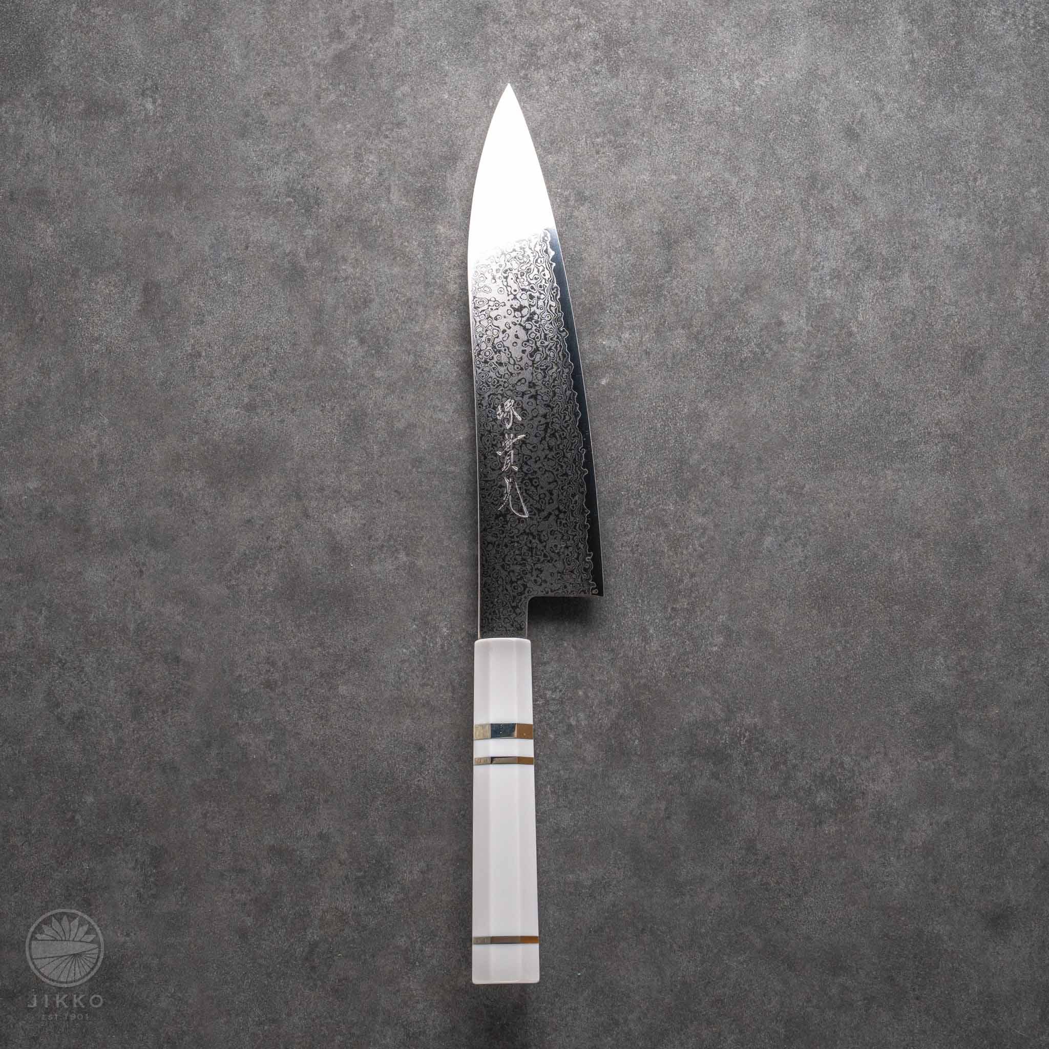 JIKKO Ponto Gyuto (Chef Knife) VG10 Starinless steel – JIKKO JAPANESE ...