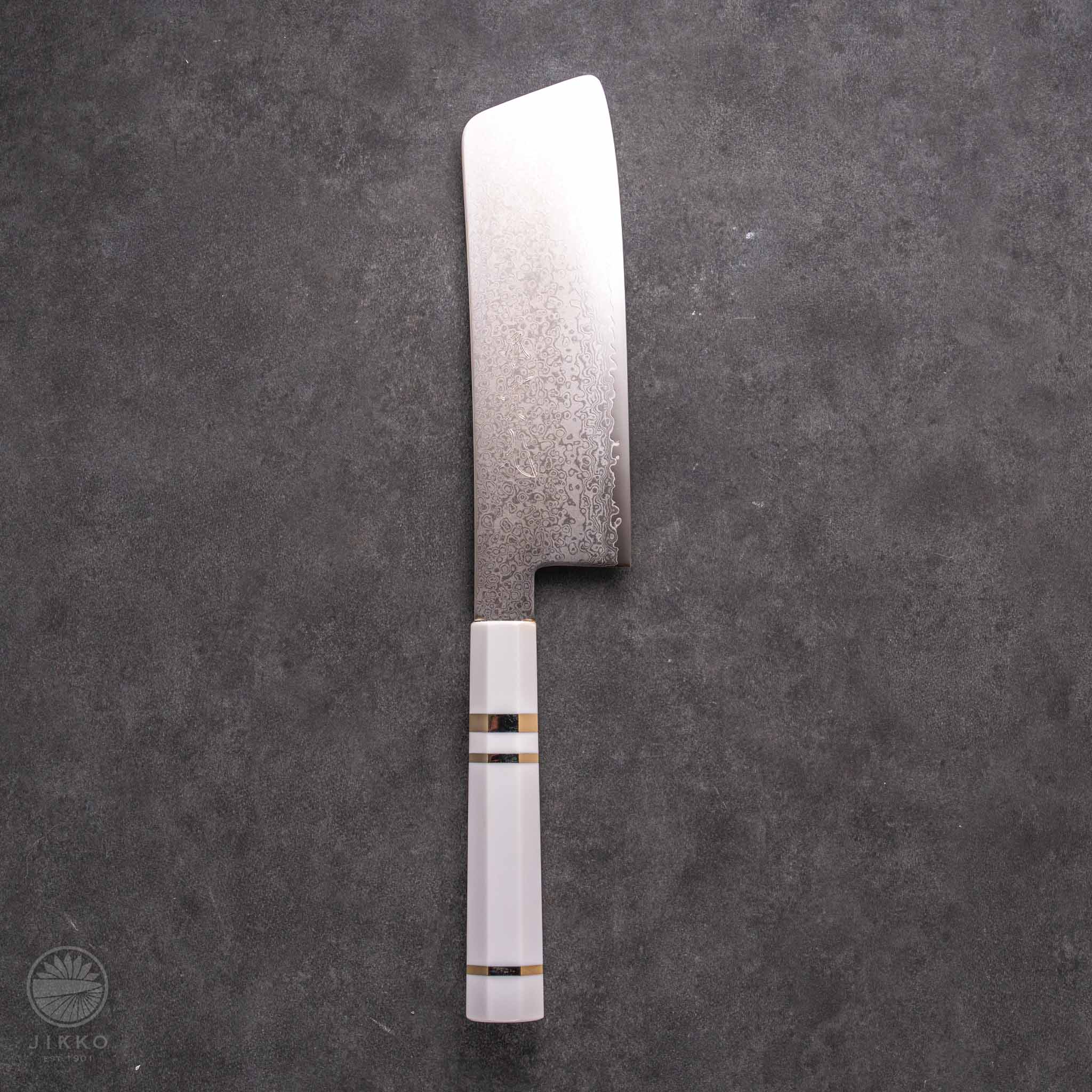 JIKKO Ponto Nakiri (Vegetable Knife) VG10 Starinless steel – JIKKO ...